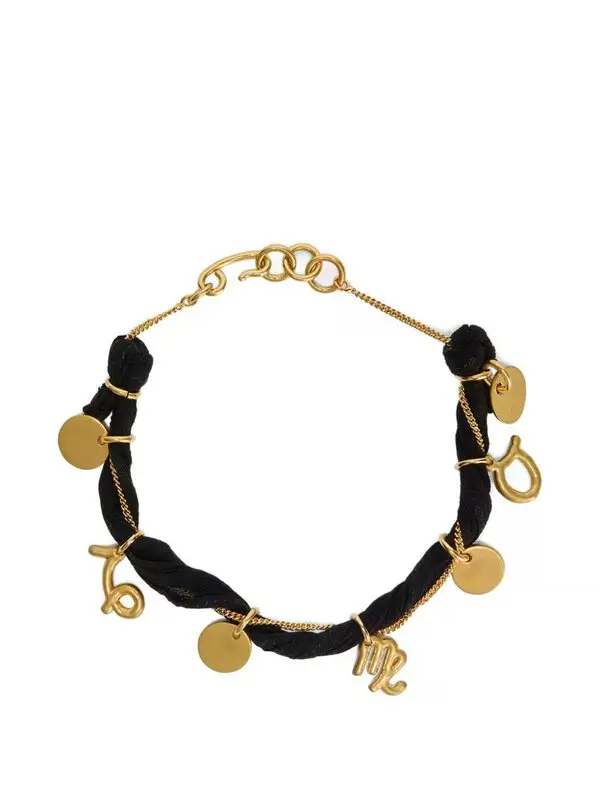 JIL SANDER Zodiac Charm Bracelet - Black