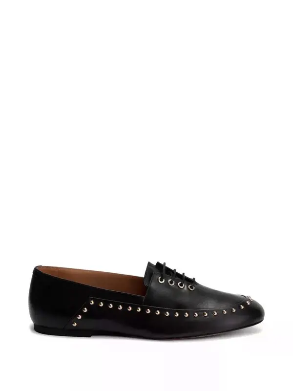 JIL SANDER Stud-embellished Ballet Flats
