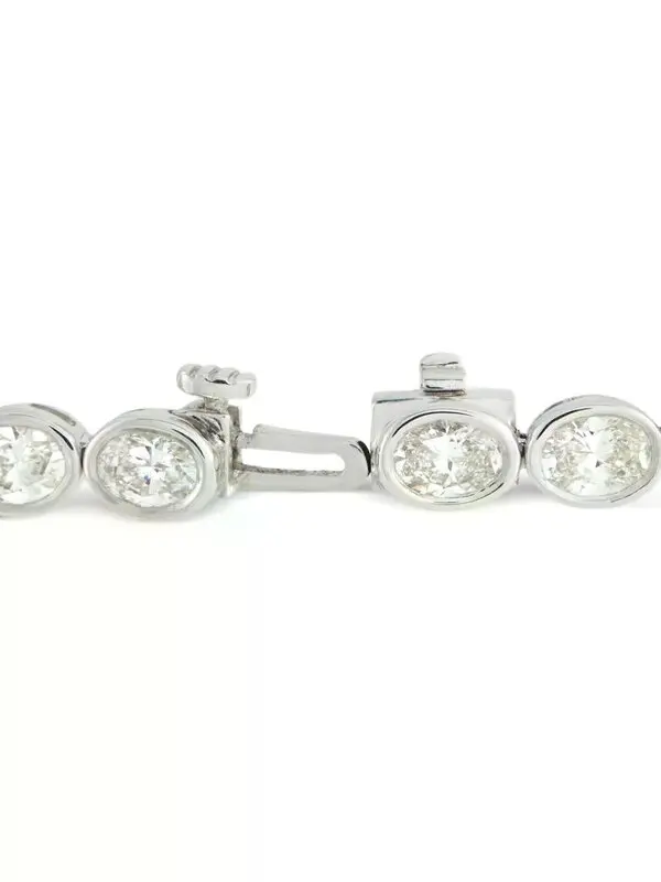LB EXCLUSIVE 18k White Gold Diamond Tennis Bracelet