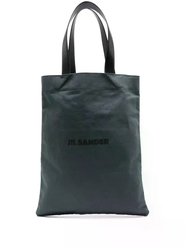JIL SANDER Logo-print Canvas Tote Bag