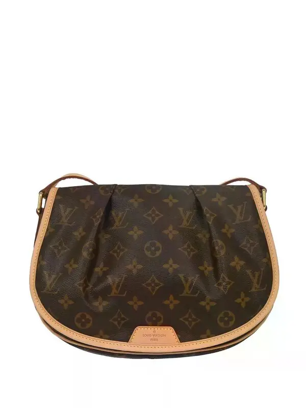 LOUIS VUITTON Monogram Canvas Shoulder Bag - Brown