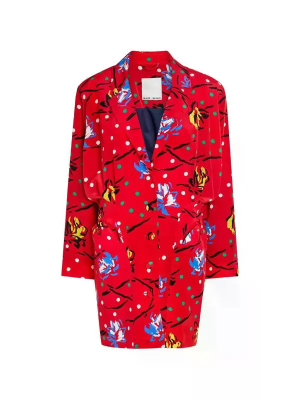 BLAZÉ MILANO Floral Print Mini Dress