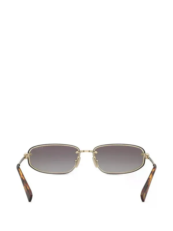 Miu Miu Rimless Geometric Sunglasses