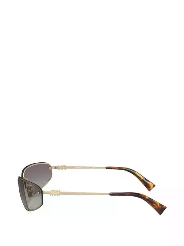 Miu Miu Rimless Geometric Sunglasses