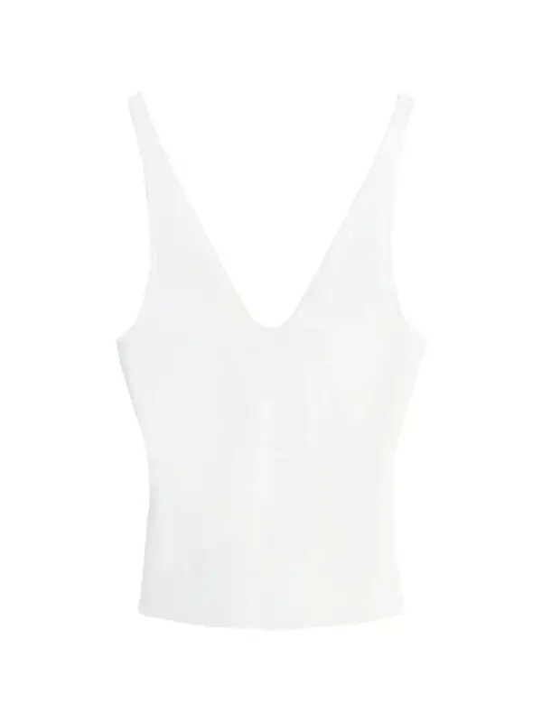 Scanlan Theodore Ribbed Knit V-neck Tank