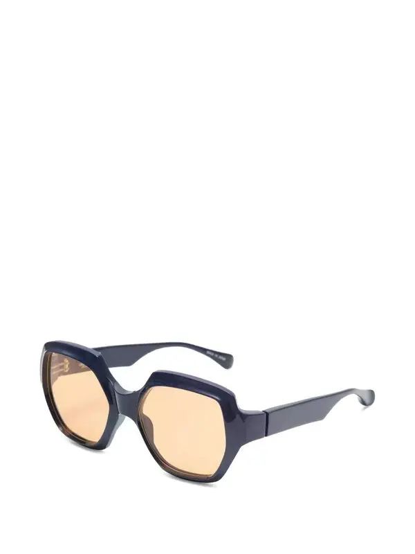 Undercover Geometric-frame Sunglasses - Black