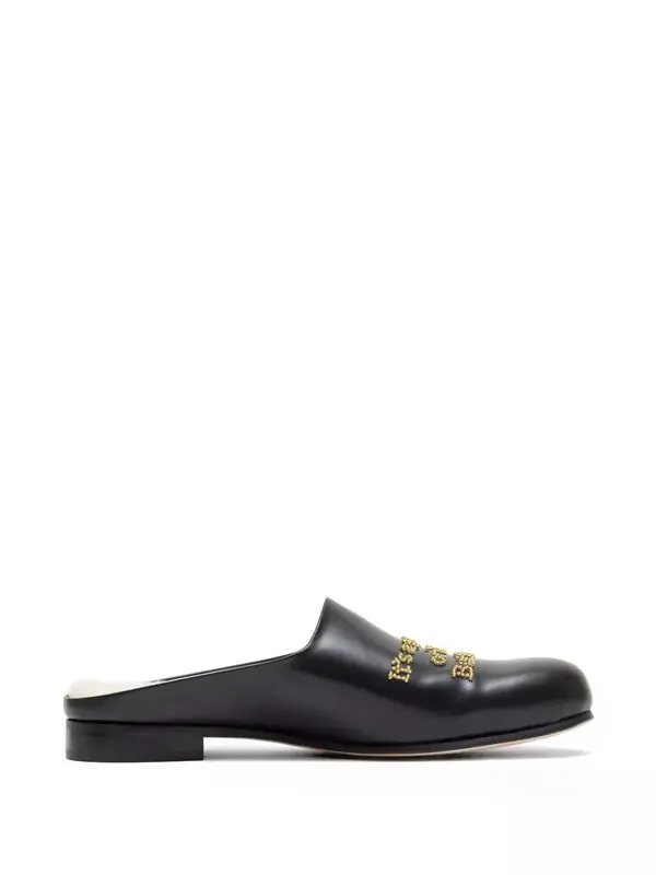 Undercover Embellished Leather Mules