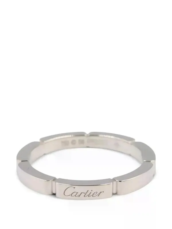 Cartier Maillon Panthère Ring In 18k White Gold - Silver