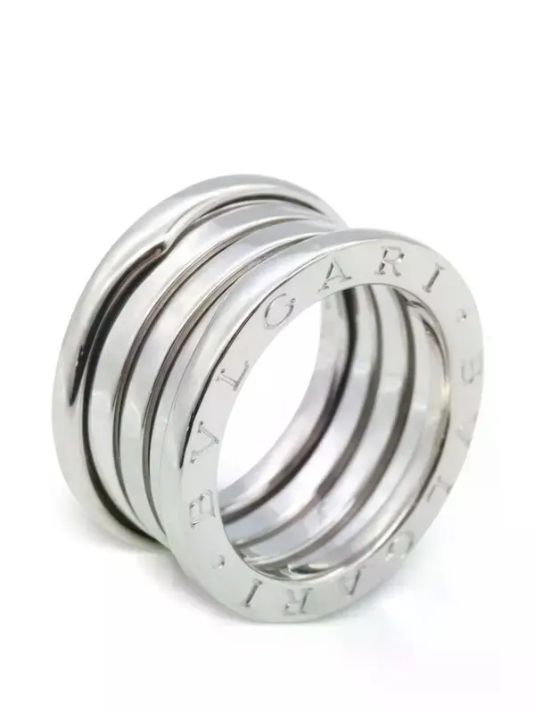 BVLGARI 18k White Gold B.zero1 Four-band Ring