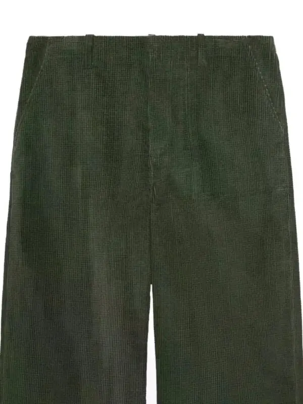 THE ELDER STATESMAN Waffle Corduroy Carpenter Trousers