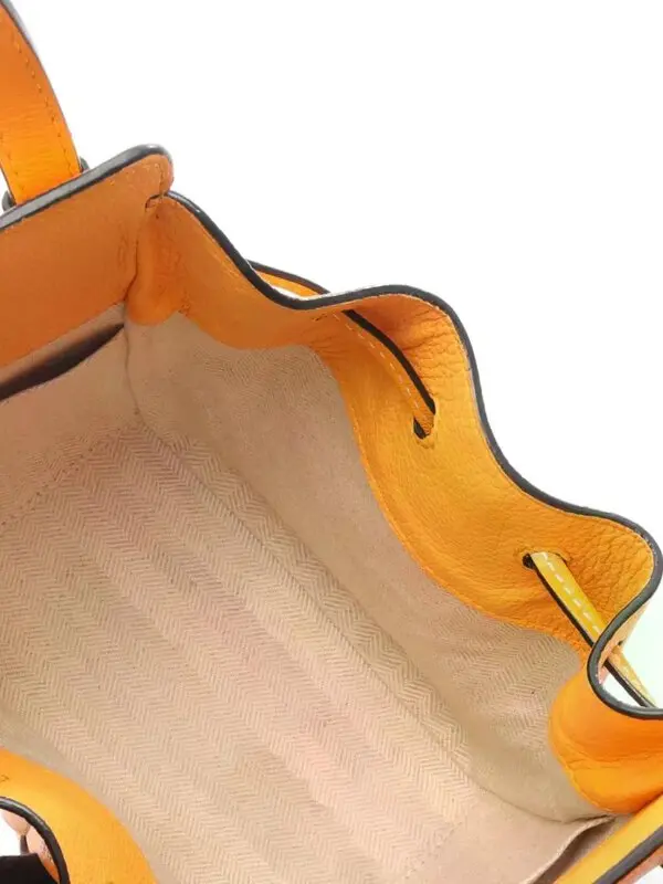Loewe Mini Hammock Drawstring Tote Bag - Orange