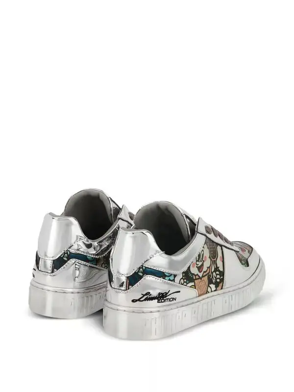 Philipp Plein 3d Ice Cream Mirror-effect Sneakers