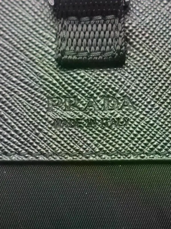 Prada Re-nylon Saffiano Leather Shoulder Bag