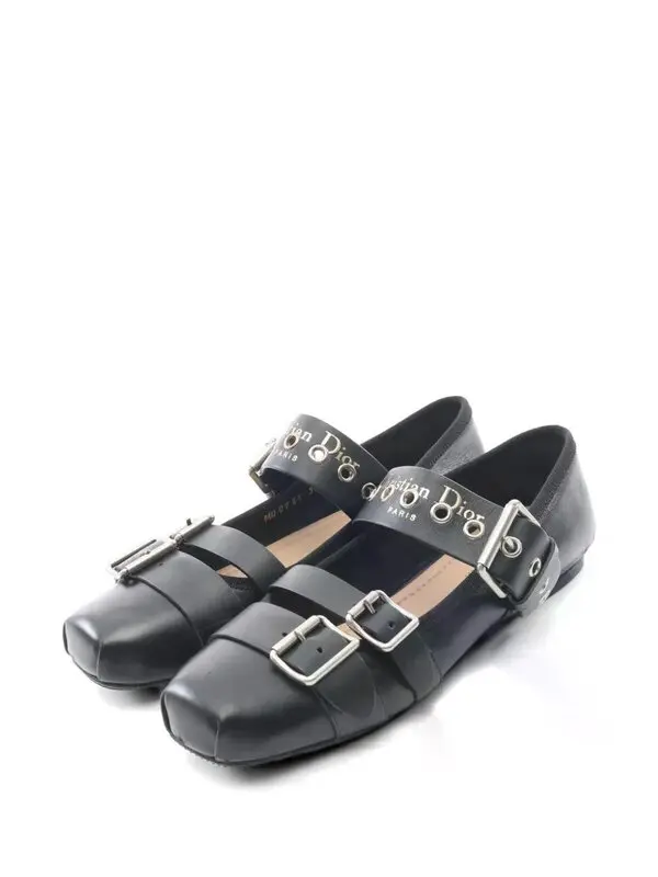 Dior Punk Buckled Ballet Flats