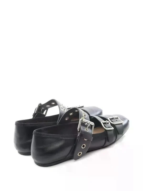 Dior Punk Buckled Ballet Flats