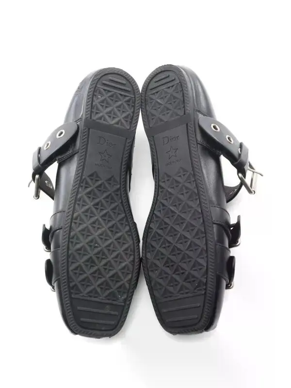 Dior Punk Buckled Ballet Flats