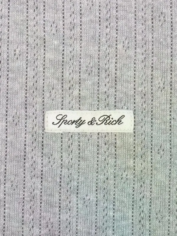 SPORTY & RICH Logo-patch Cardigan