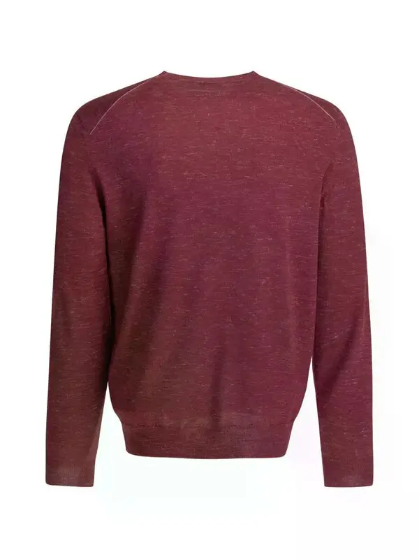 Zegna Marl Knit Crew-neck Sweater
