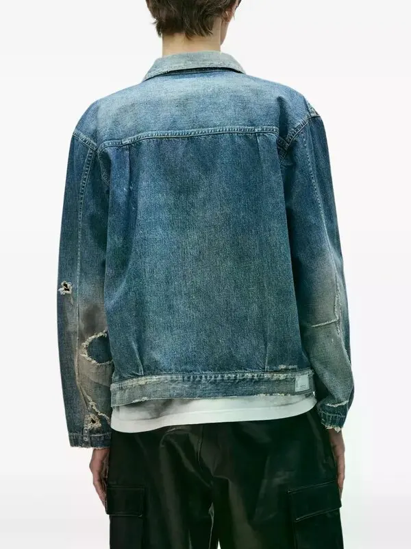 NEIGHBORHOOD Distressed Denim Jacket
