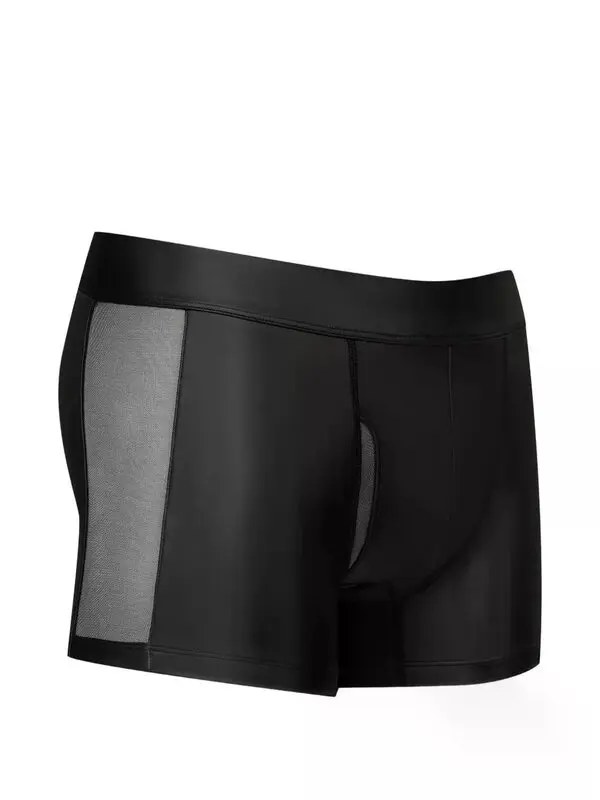 MAISON CLOSE Chambre Noire Mesh-panel Boxers - Black