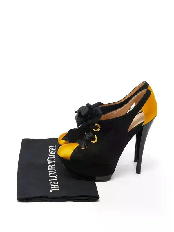 Casadei Suede Lace-up Platform Ankle Boots