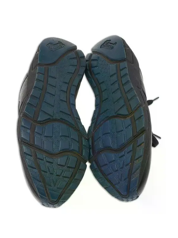 Gucci Gg Logo Leather Sneakers
