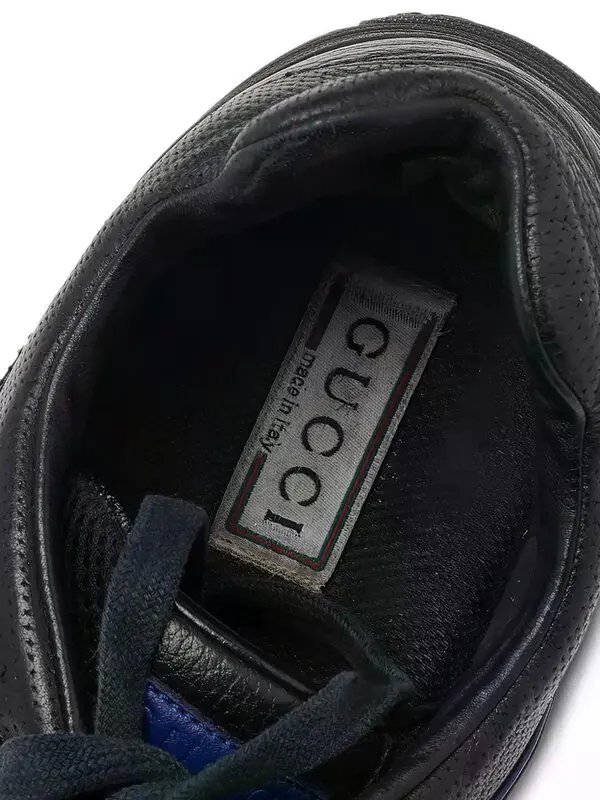 Gucci Gg Logo Leather Sneakers