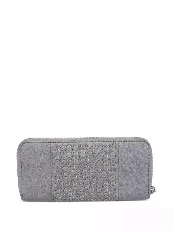 Michael Kors Saffiano Leather Wallet - Grey