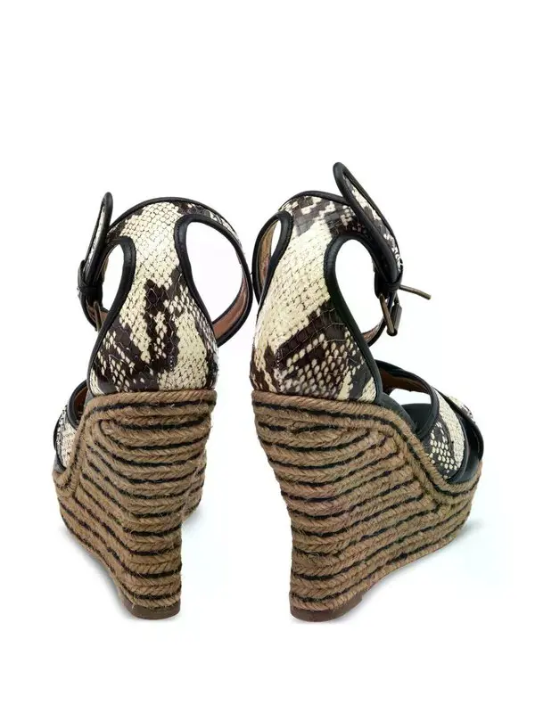 LANVIN 115mm Leather Heeled Sandals