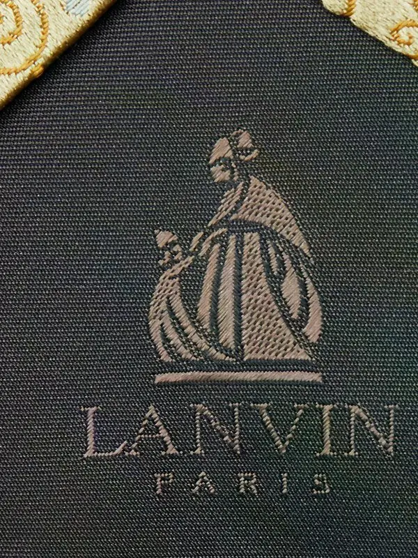 LANVIN Jacquard Silk Tie