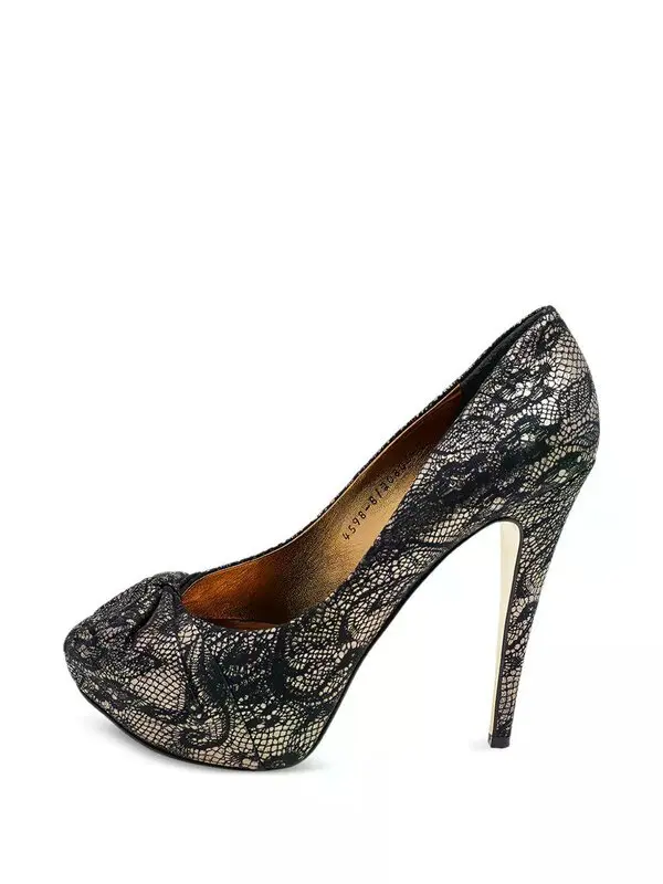 GINA Platform Heeled Pumps