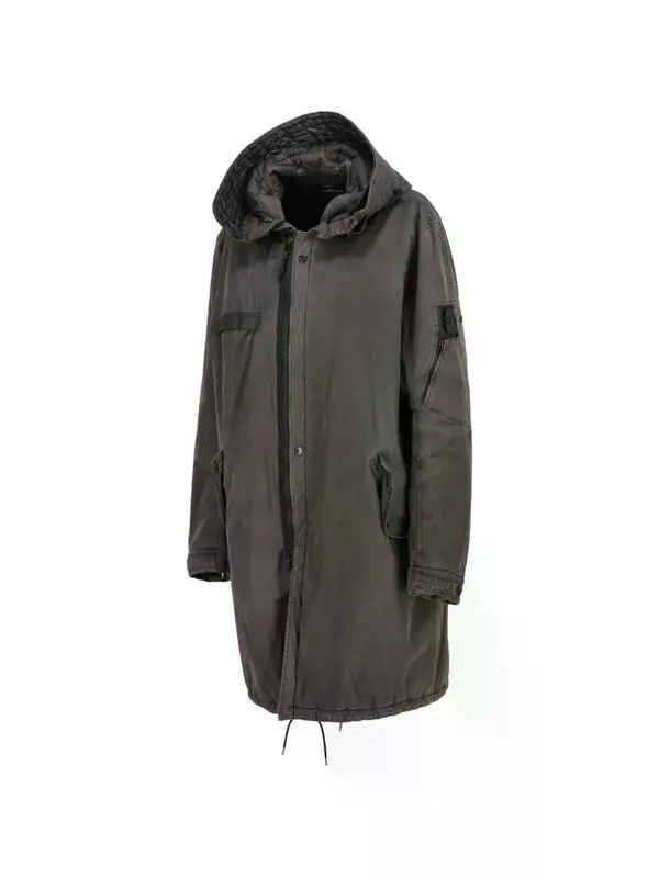 Stone Island Hooded Parka Coat