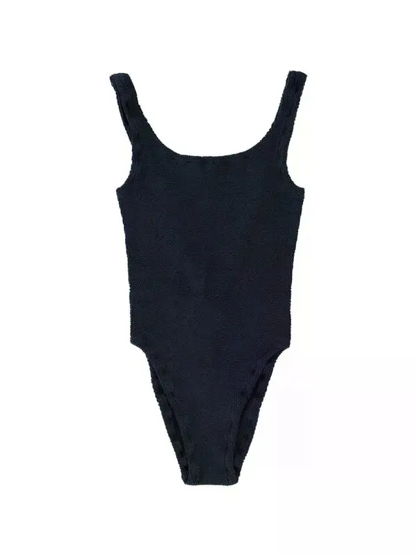 MC2 SAINT BARTH Lora Crinkle-texture Swimsuit - Blue