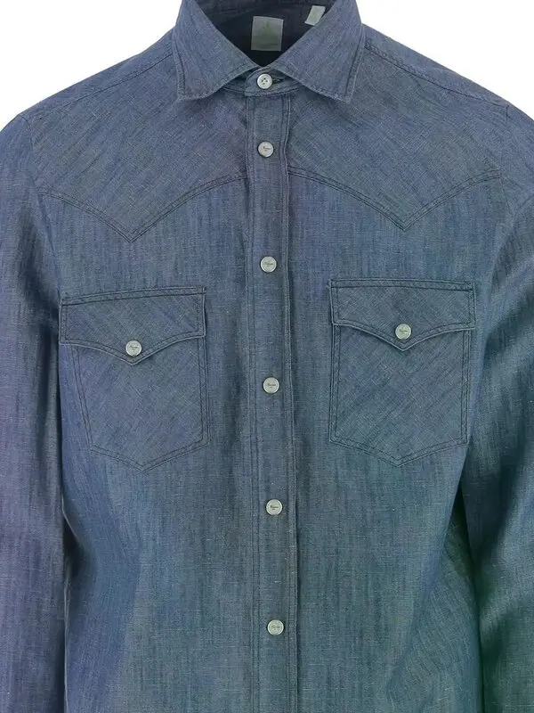 FINAMORE 1925 Chest Patch-pockets Shirt