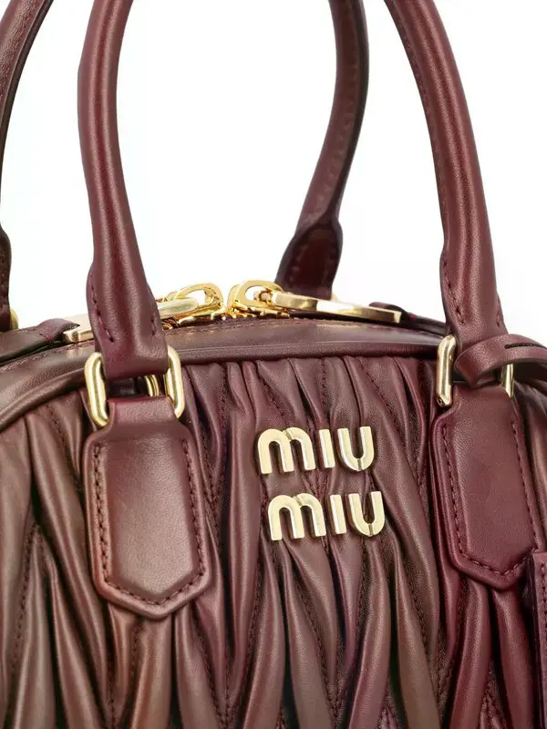 Miu Miu Matelassé Leather Shoulder Bag