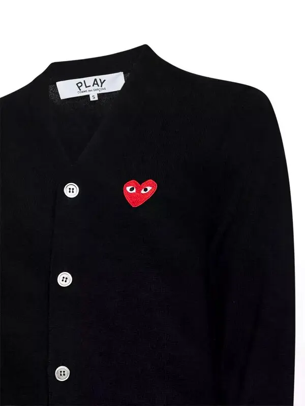 Play Comme Des Garcon Emblem Cardigan