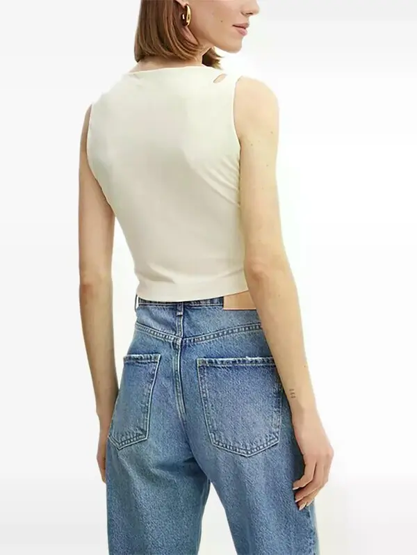 Guess Embellished Cutout Tank Top