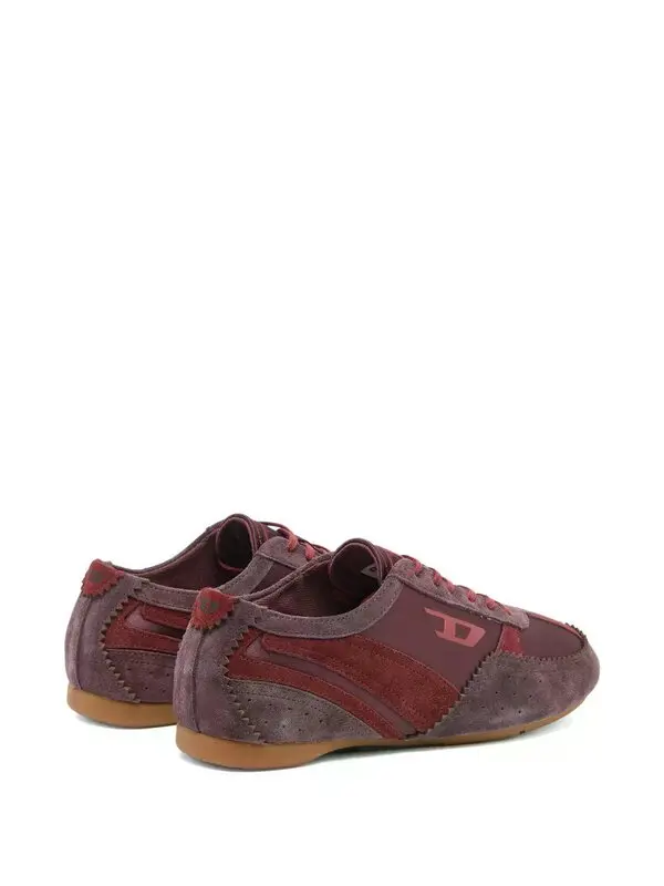 DIESEL® D-mile Low Ii Suede-panelled Sneakers - Red