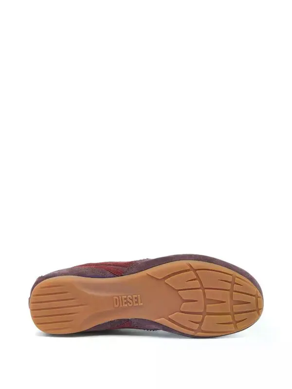 DIESEL® D-mile Low Ii Suede-panelled Sneakers - Red