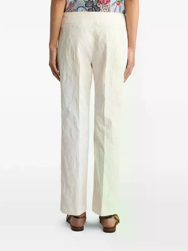 Etro Jacquard Straight-leg Trousers