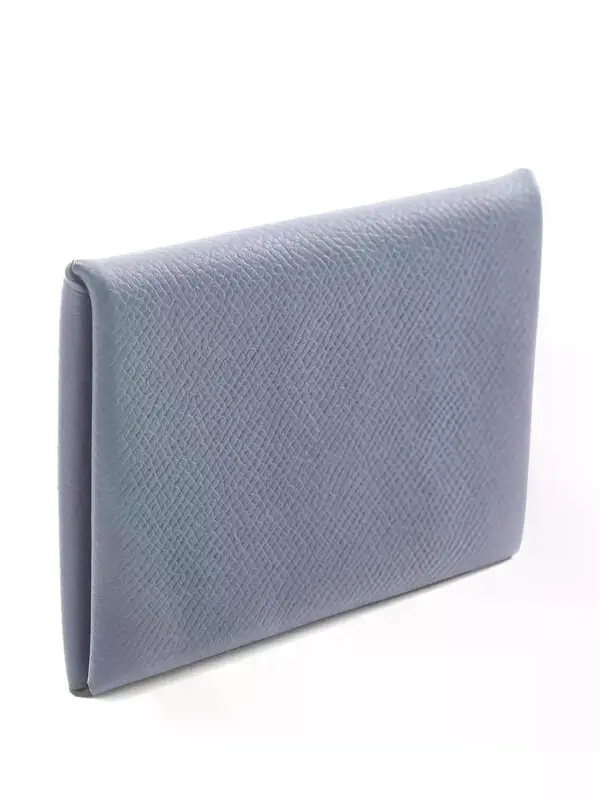 Hermès Calvi Coin Purse - Blue