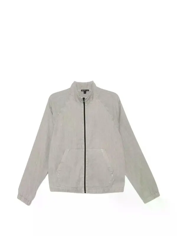 JAMES PERSE Zip-up Raglan Sleeve Track Jacket - Grey