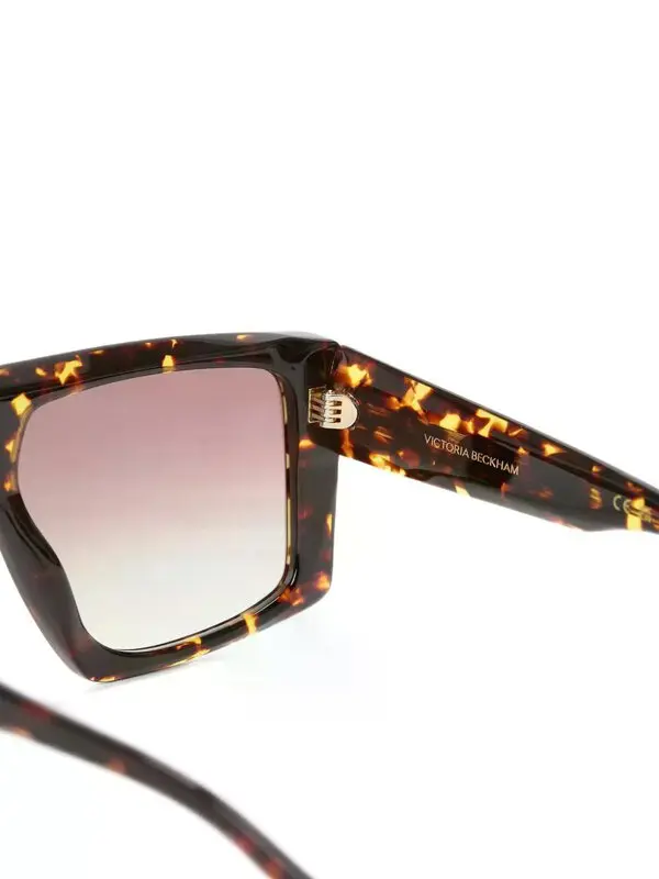 Victoria Beckham Flat-top Square-frame Sunglasses