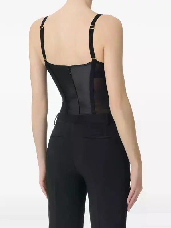 Elisabetta Franchi Tulle Bodysuit