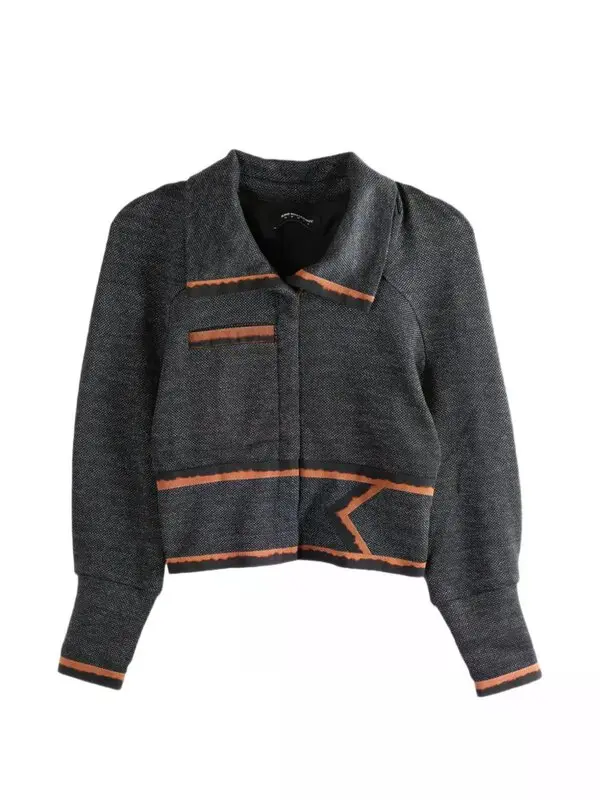 KIKO KOSTADINOV Cropped Jacket With Contrasting Trim