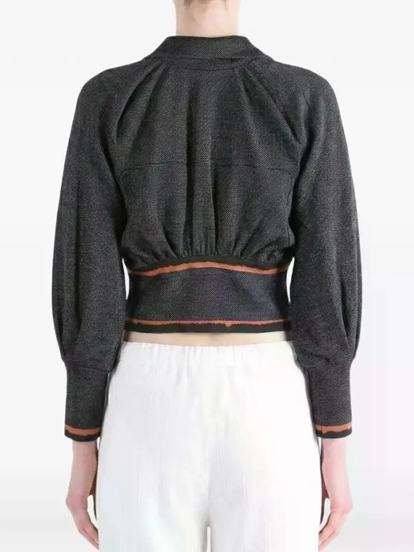 KIKO KOSTADINOV Cropped Jacket With Contrasting Trim
