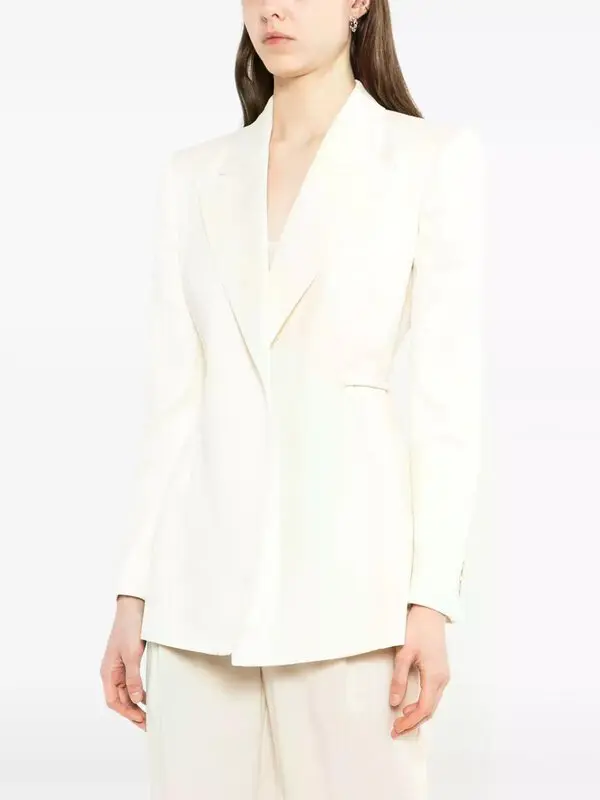 Gabriela Hearst Peak Lapel Drawstring Blazer