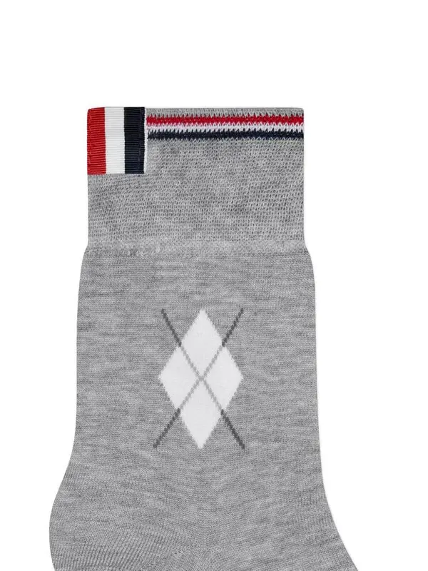 Thom Browne Argyle Pattern Socks