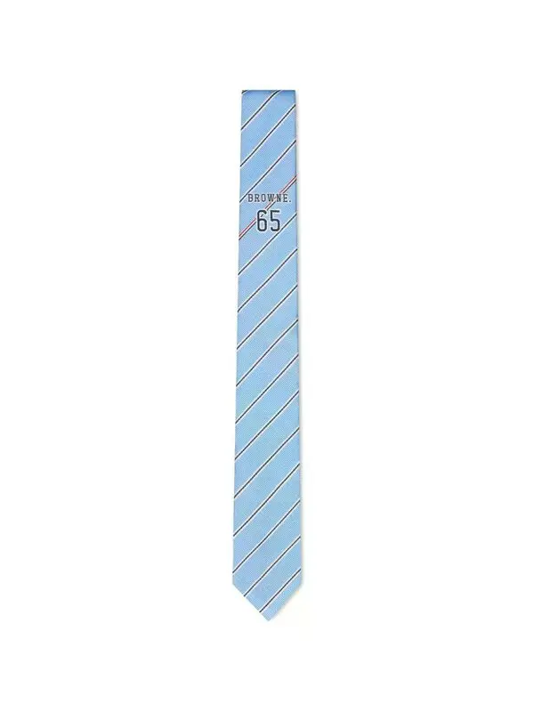 Thom Browne Jacquard Tie - Blue
