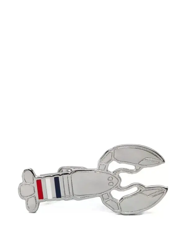 Thom Browne Lobster Sterling- Tie Bar - Silver